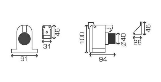 Butoir à ressort à crochet - L'Acces